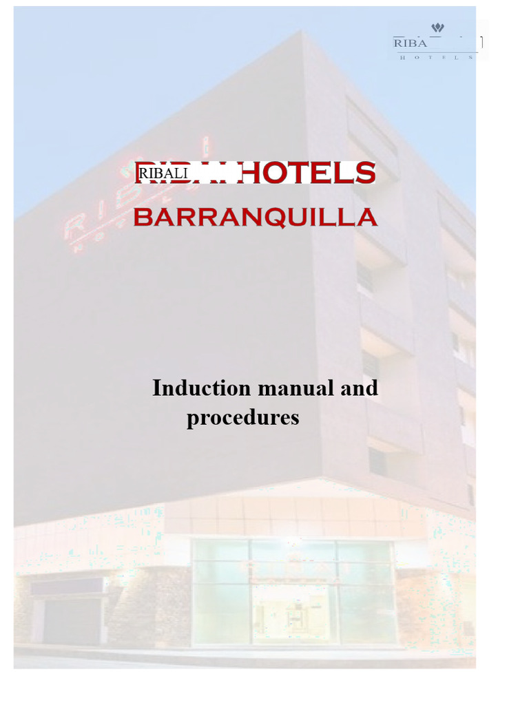 Ribai Hotels Induction Manual | PDF | Lunch