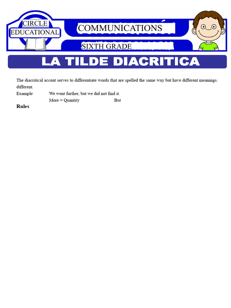 Diacritical Accent Usage Guide | PDF | Grammatical Gender | Adverb