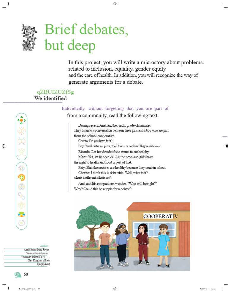 6th Grade Classroom Projects. Brief But Deep Debates | PDF | Argument ...