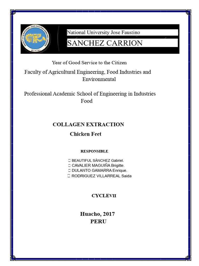 Collagen Extraction 1 | PDF | Gelatin | Collagen