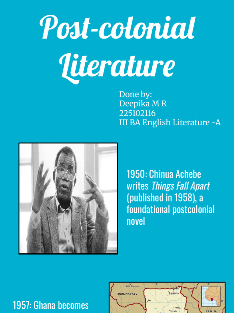 Post-Colonial Literature | PDF