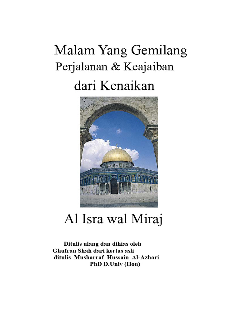 Al Isra Wal Miraaj | PDF