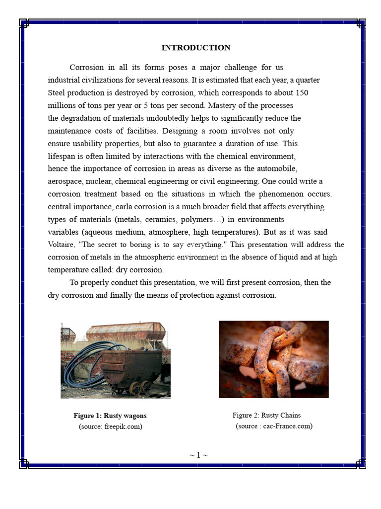 Metallurgy Report: Dry Corrosion | PDF | Corrosion | Metals