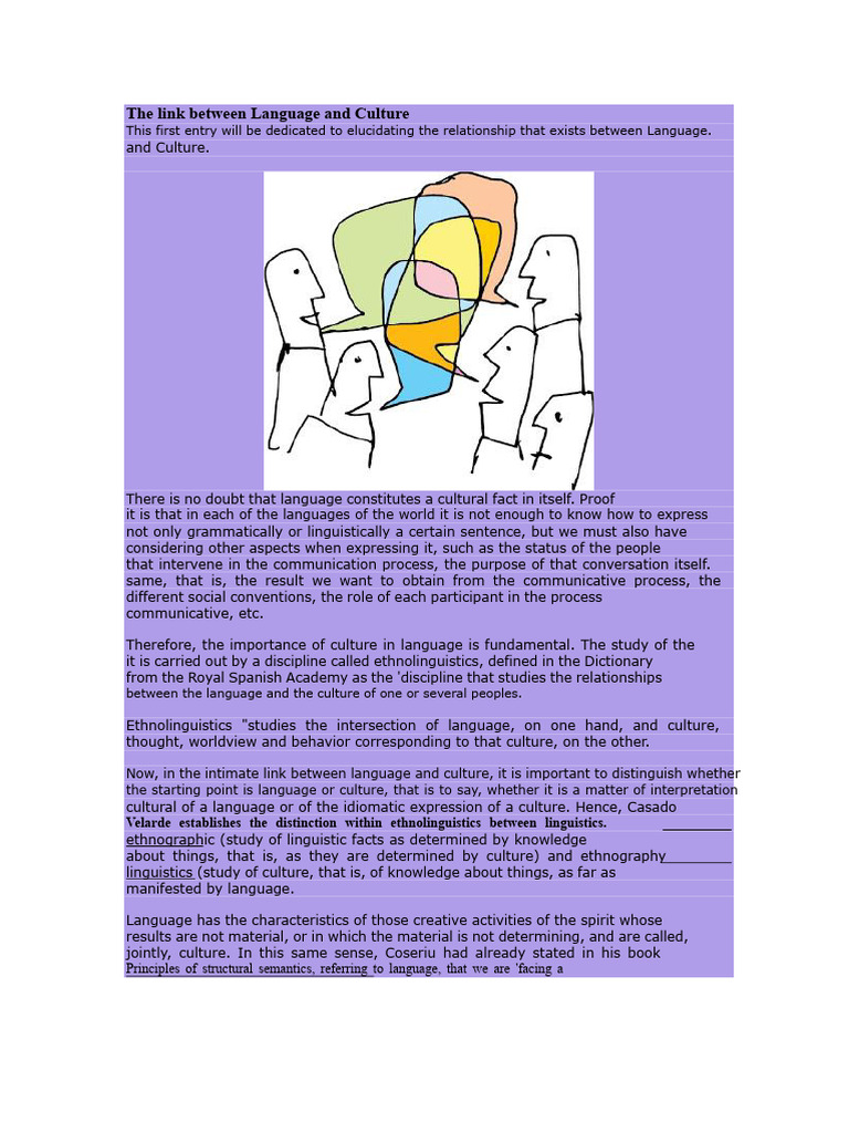 Language, Culture, and Identity Issues | PDF | Linguistics | Human ...