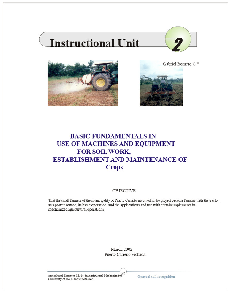 Tractor Operation and Maintenance Guide | PDF | Tractor | Tillage