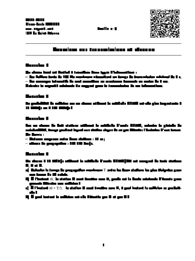 Transmission Exercises | PDF