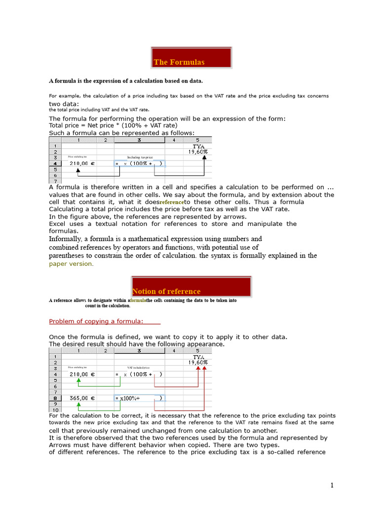 Excel Course | PDF | Trigonometric Functions | Formula