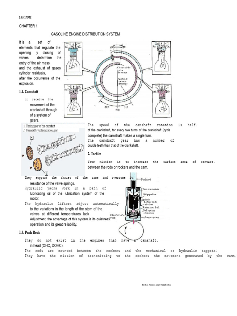 Chapter 1 Distribution System | PDF | Gas Technologies | Engines