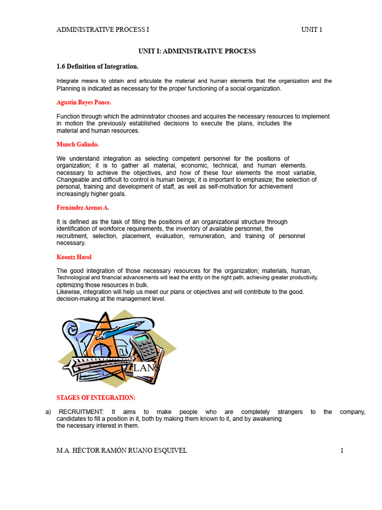 1.6 Definition of Integration PDF | PDF | Human Resources | Economies
