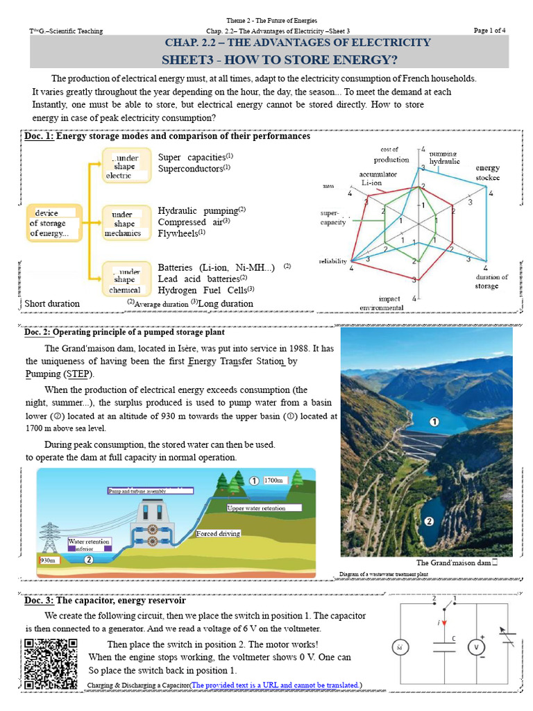 Energy Storage Solutions Explained | PDF | Energy Storage ...