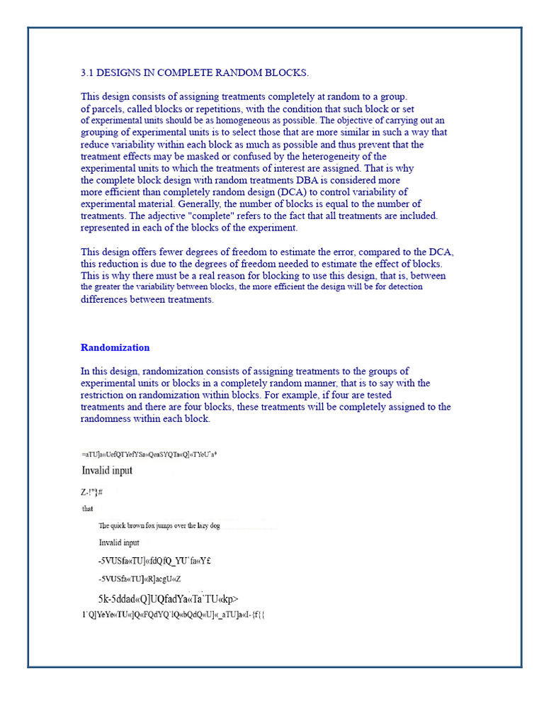 3.1 COMPLETE RANDOM BLOCK DESIGNS..pdf | PDF