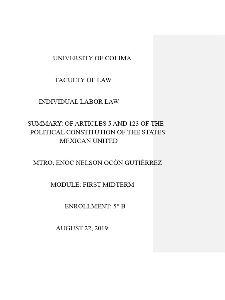 Summary of Articles 5 and 123 of The Constitution | PDF | Salary ...