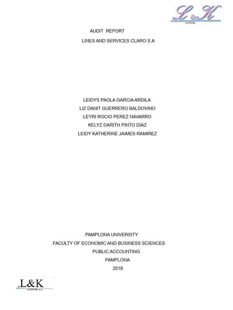 CLEAR AUDIT INTERNAL CONTROL 1 Delivery 2 | PDF | Internal Control | Audit