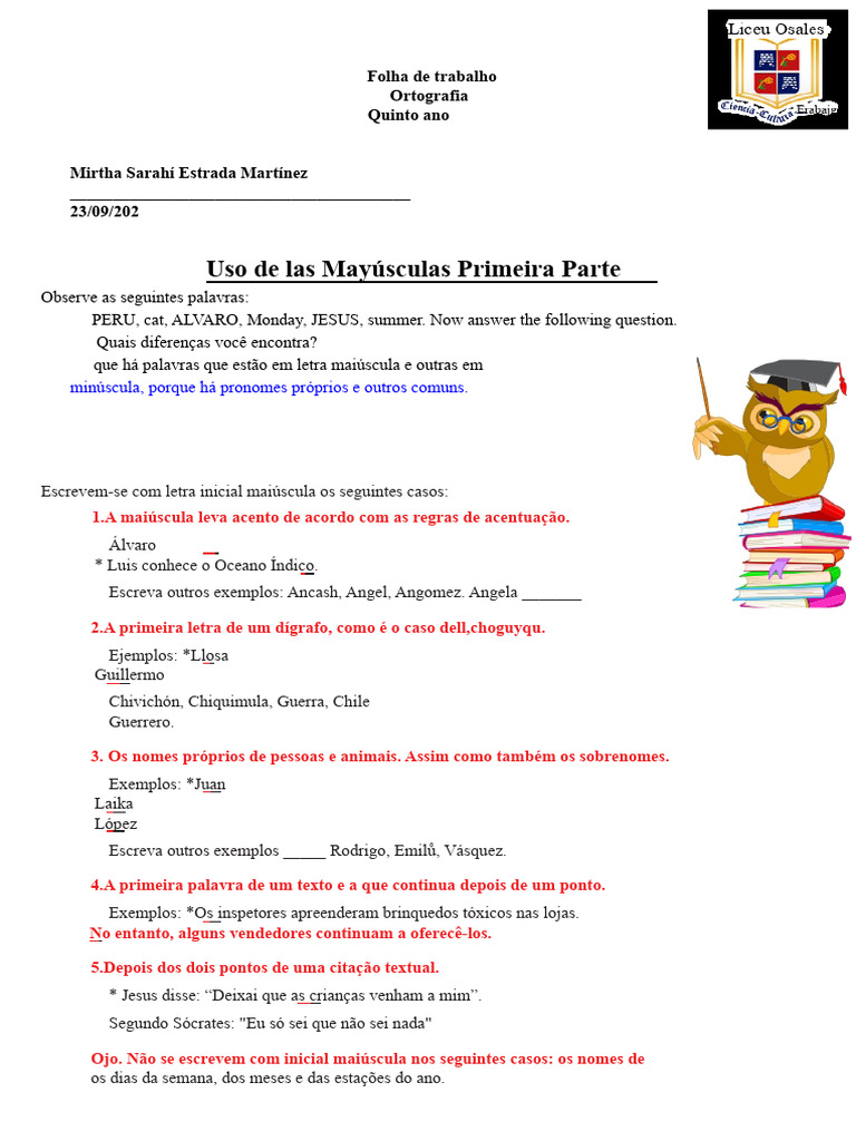 Uso-De-Letras-Maiúsculas-Primeira-Parte - Mirtha Sarahí | PDF | Caixa ...