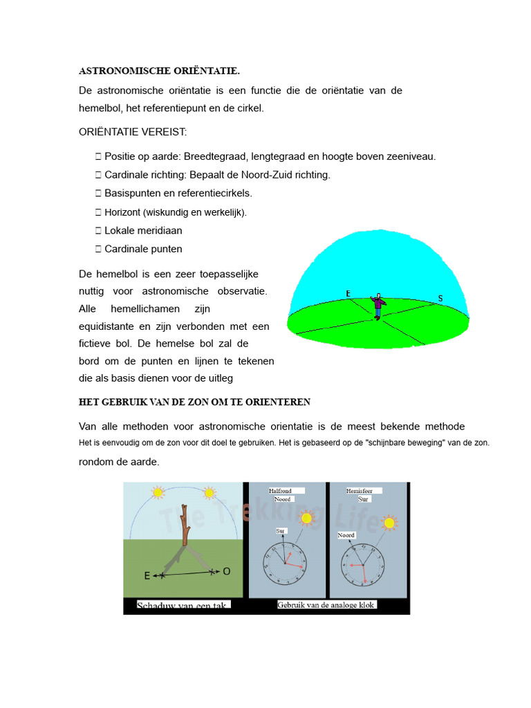 Astronomische Oriëntatie | PDF