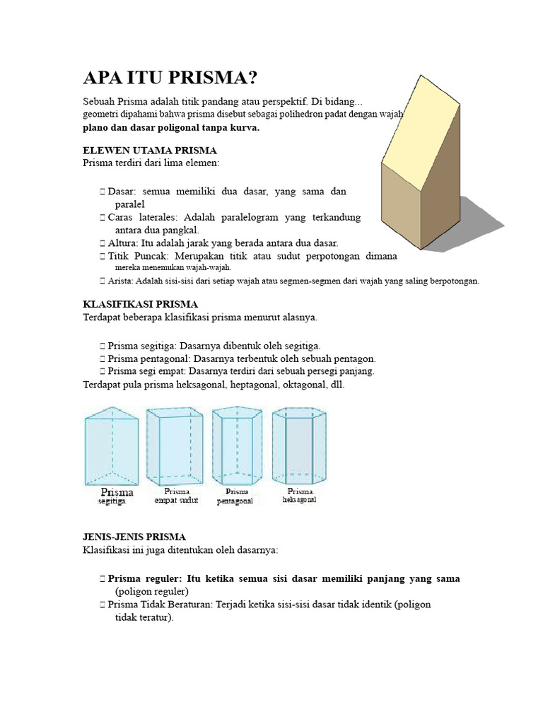 Apa Itu Prisma? | PDF