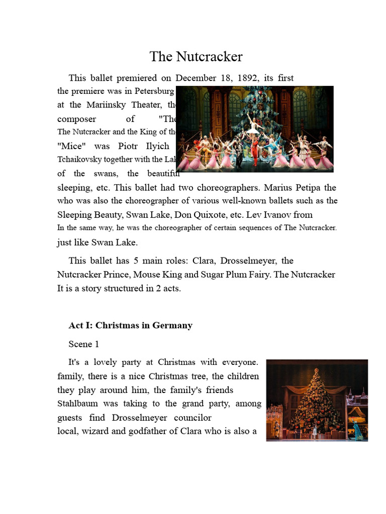 The Nutcracker Ballet Overview | PDF | The Nutcracker | Ballet