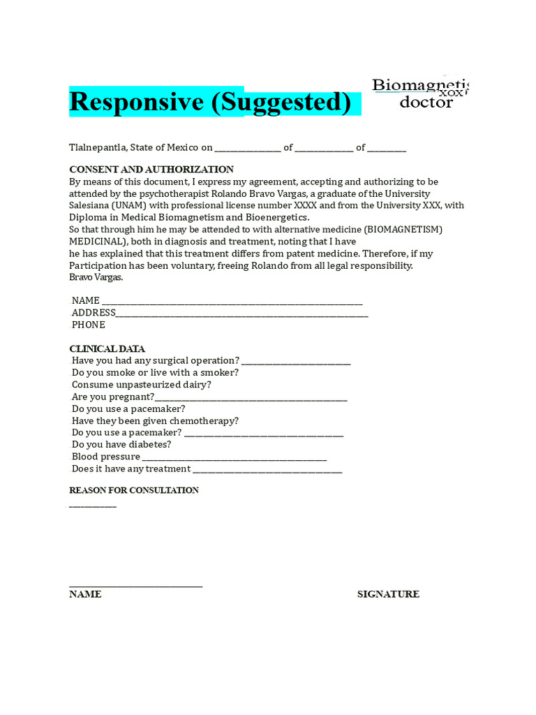 Patient Responsibility Letter | PDF