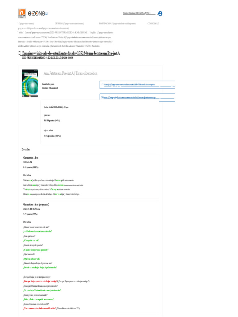 Soy Jetstream Pre Int en Una Tarea de Ciberespacio | PDF