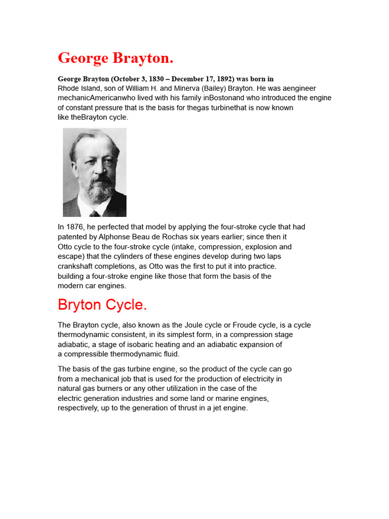 George Brayton | PDF