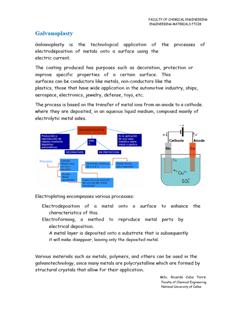Electroplating | PDF | Anode | Electrode