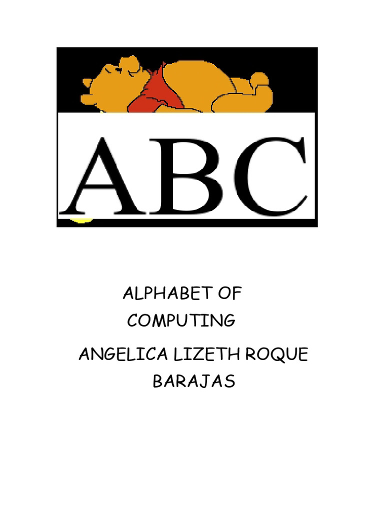 COMPUTER ALPHABET Angelica Lizeth Roque Barajas | PDF | Computer ...
