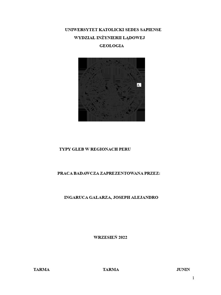 Rodzaje Gleb W Regionach Peru | PDF