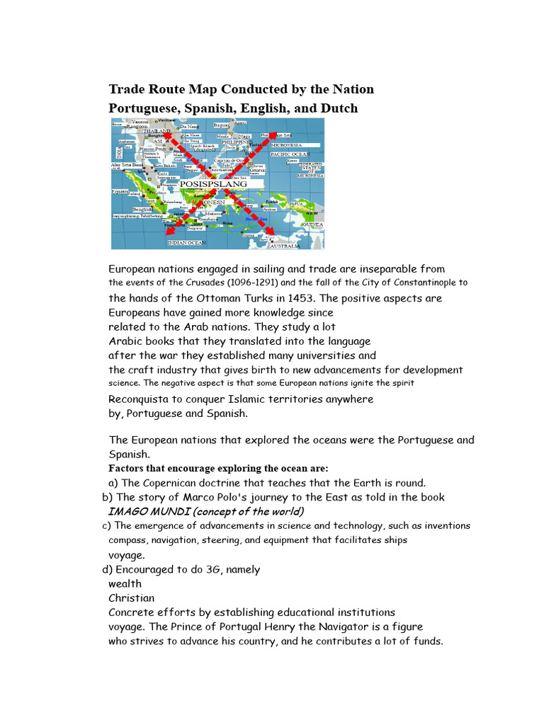 Portuguese Trade Routes and Explorers | PDF | Christopher Columbus ...