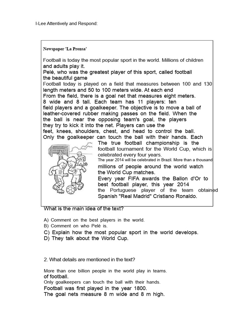 Overview of Football's Popularity and Rules | PDF | Association ...