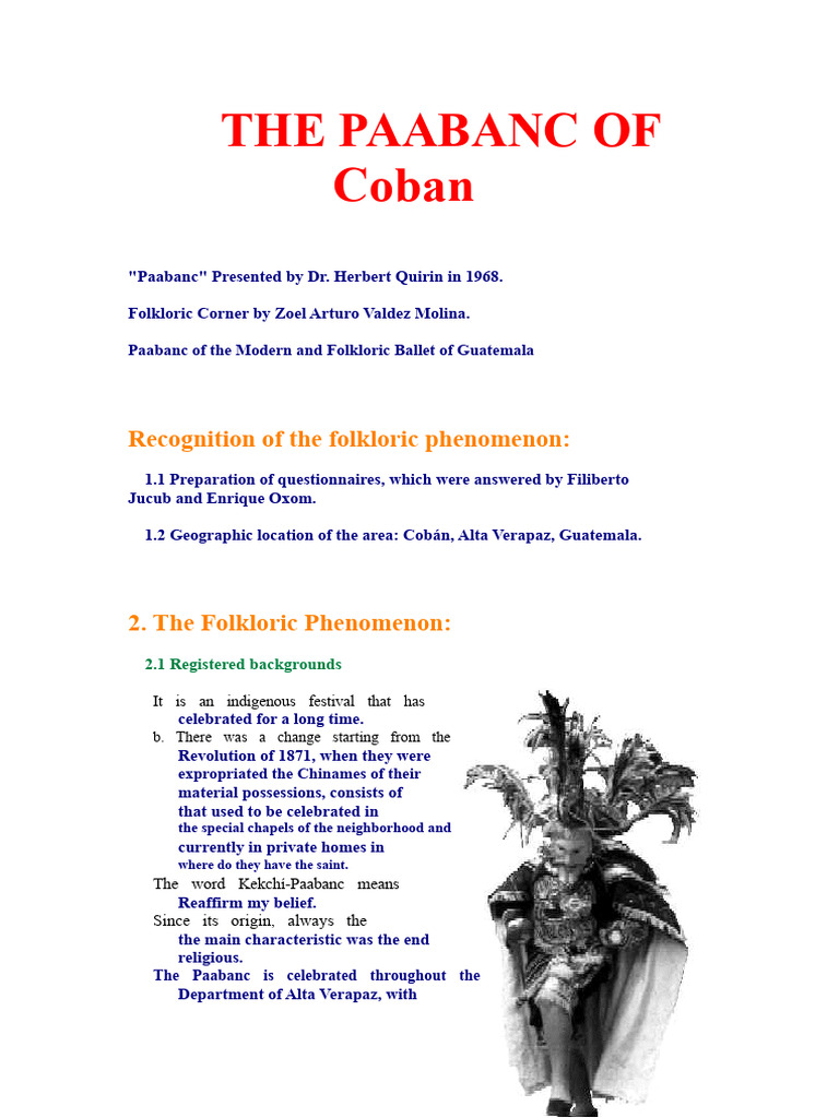 The Paabanc of Coban | PDF