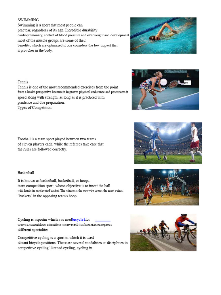 5 Types of Sports | PDF