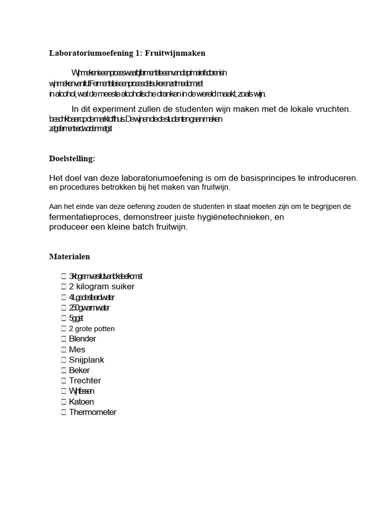 Laboratorium Oefening 1 | PDF