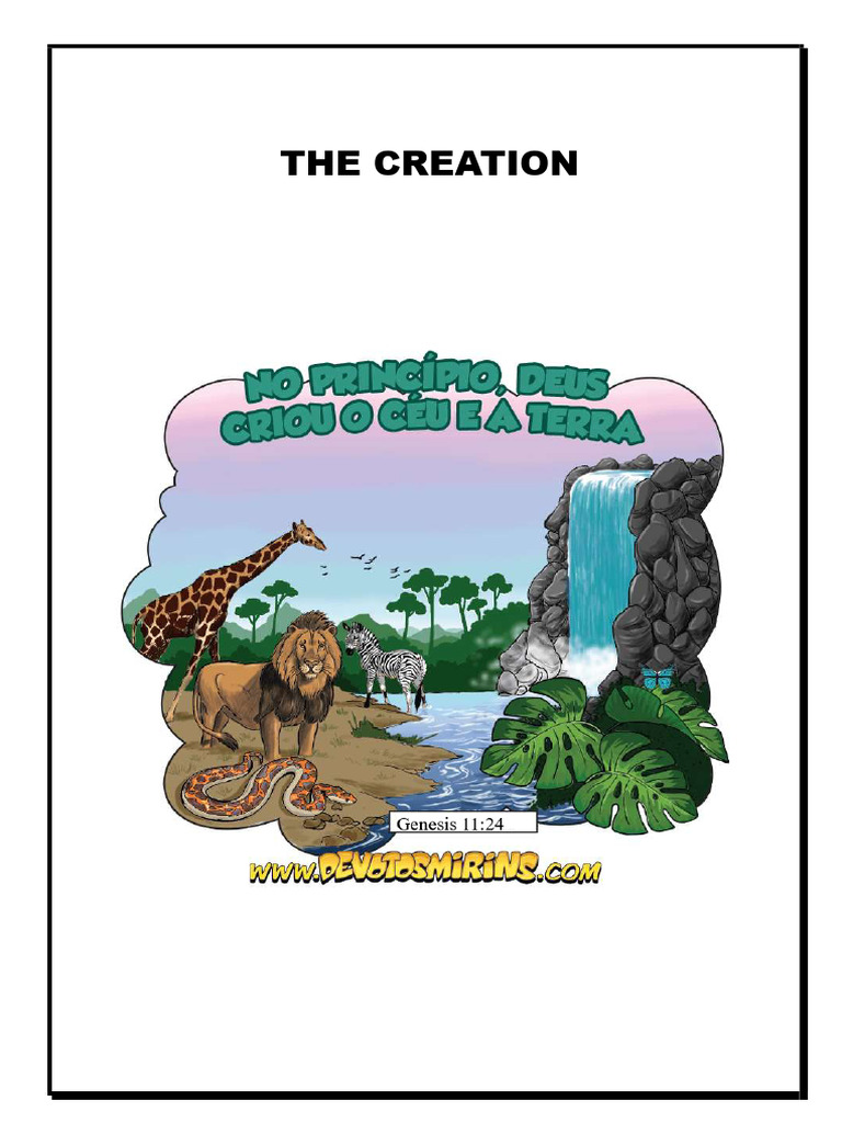 The Creation | PDF | Adam | Genesis Creation Narrative