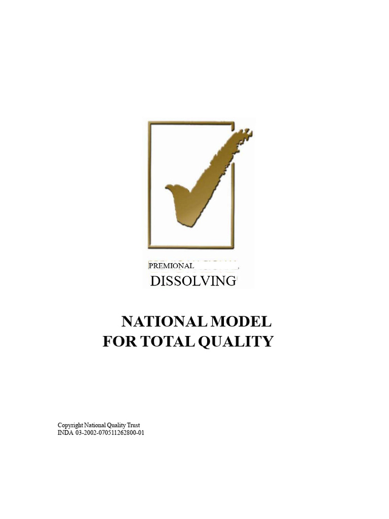 National Model for Total Quality in Mexico | PDF | System | Strategic ...