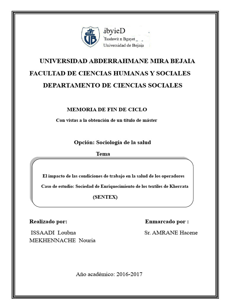 El Impacto de Las Condiciones Laborales en La Salud de Los Operadores ...