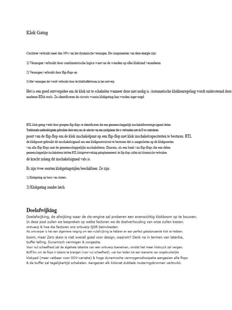Klokgating Cts | PDF