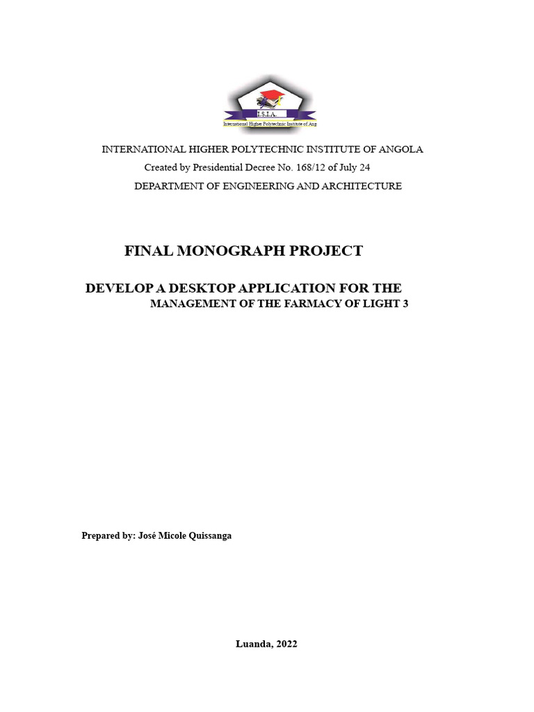 Desktop Application - Project - Complete | PDF | Pharmacy | My Sql