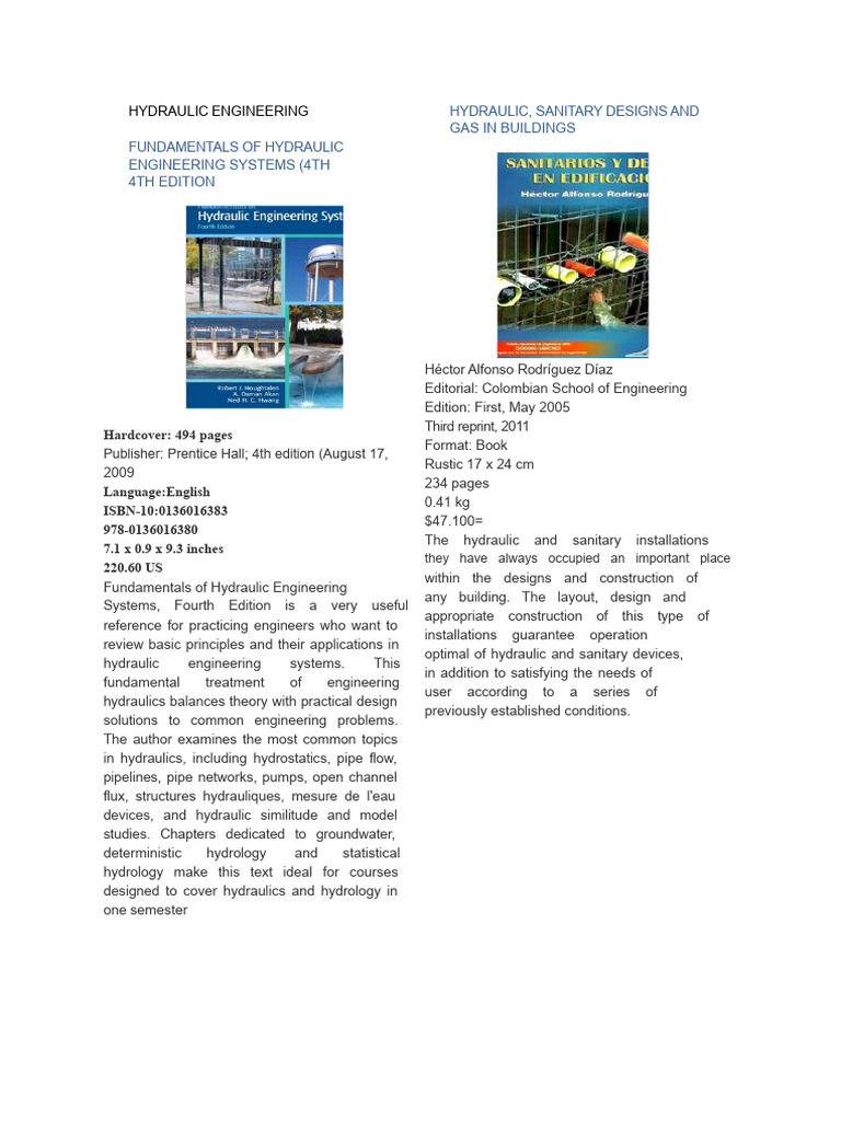 Hydraulic Engineering | PDF | Hydraulic Engineering | Hydraulics