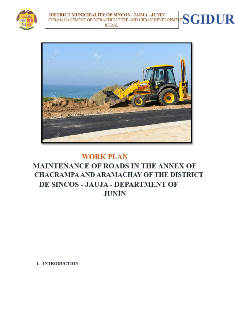Fuel Work Plan | PDF | Road | Transport