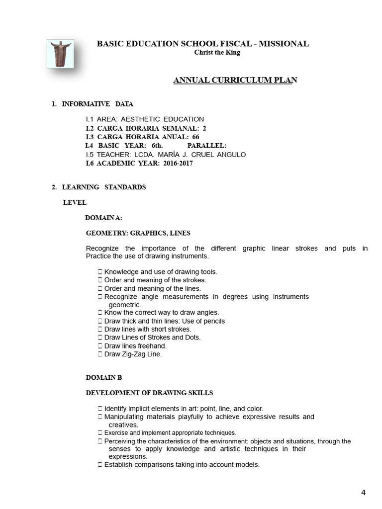 Poa - Aesthetic Education - 6th | PDF | Drawing | Composition (Visual Arts)