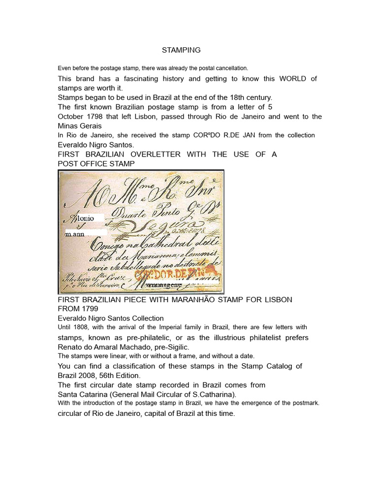 STAMPING | PDF | Postage Stamp | Philately