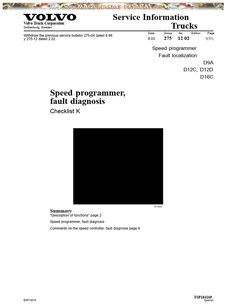 Volvo Truck Speed Programmer Diagnosis Guide | PDF | Electrical ...
