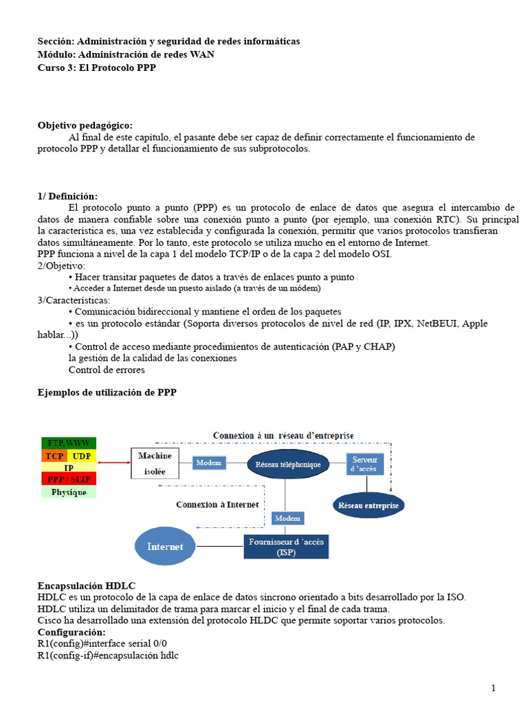 Protocolo PPP | PDF | Autenticación | Red de arquitectura
