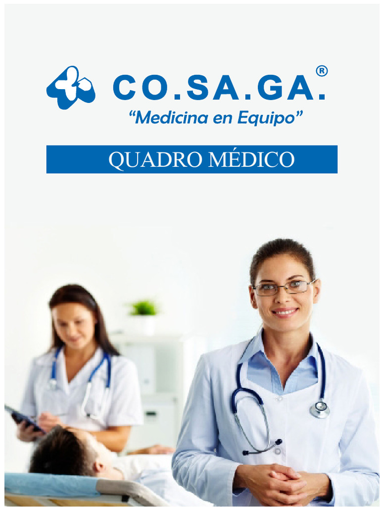 Quadro Médico Cosaga Castelhano | PDF | Medicina | Especialidades Medicas