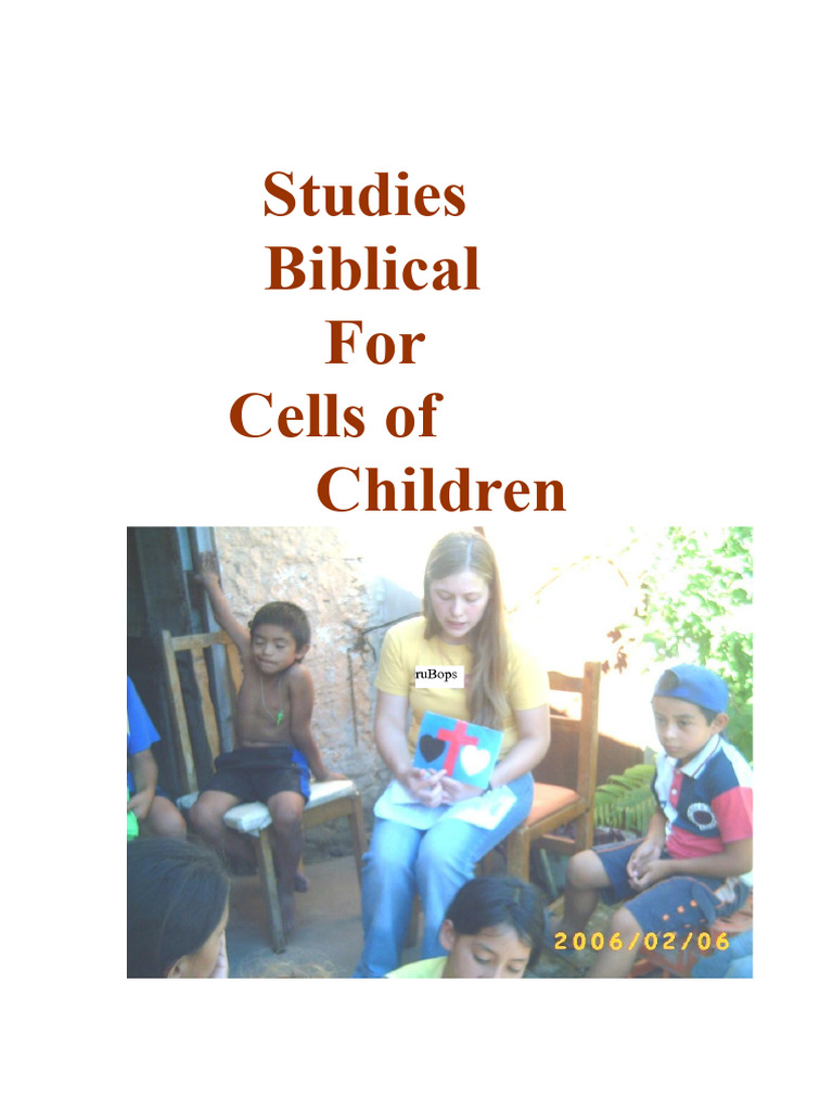 Bible Studies For Children's Cells - Module 1 | PDF | Jesus | Salvation