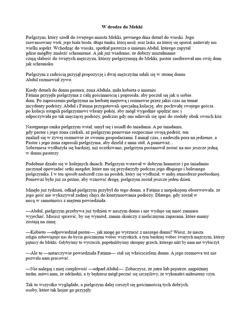 W Drodze Do Mekki - Odt | PDF