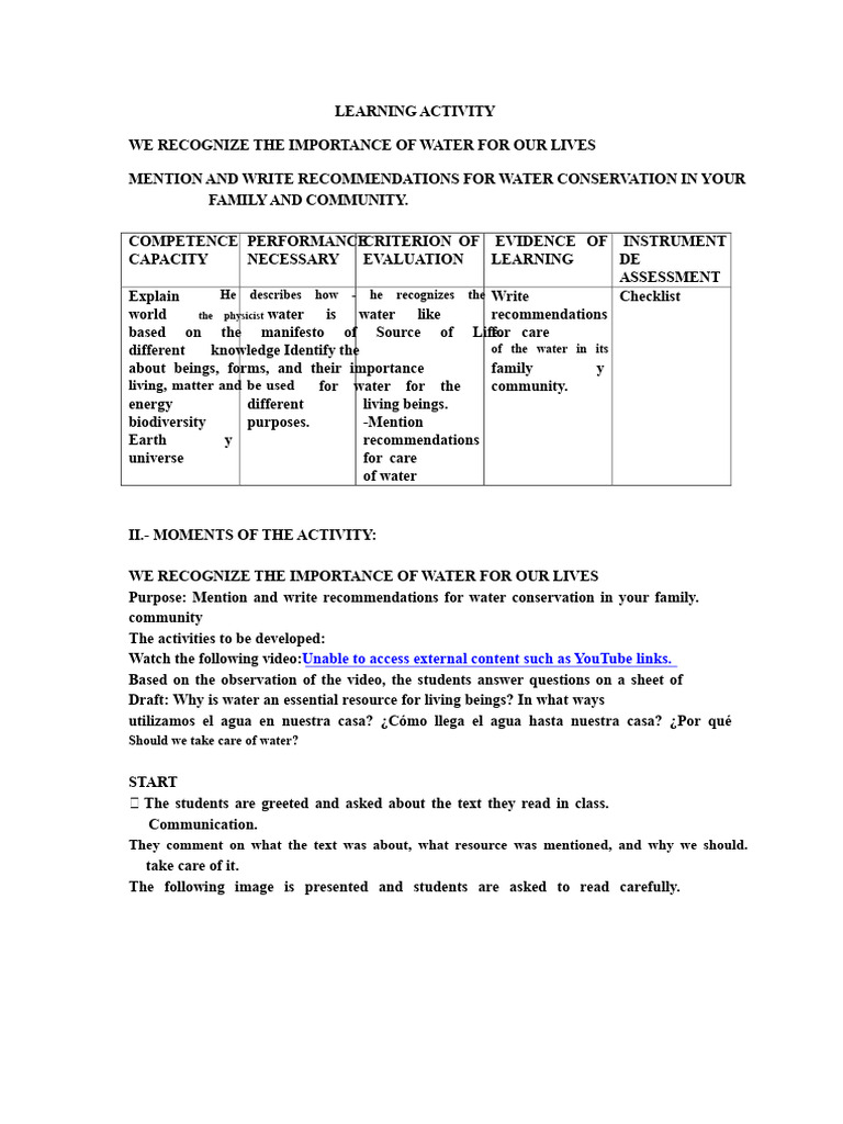Water Conservation Recommendations Guide | PDF | Water | Hypothesis