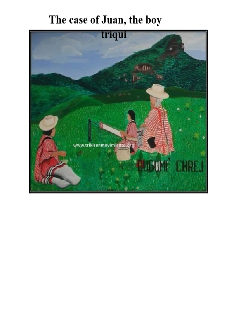 The Case of Juan, The Triqui Boy | PDF | Teachers | Preschool