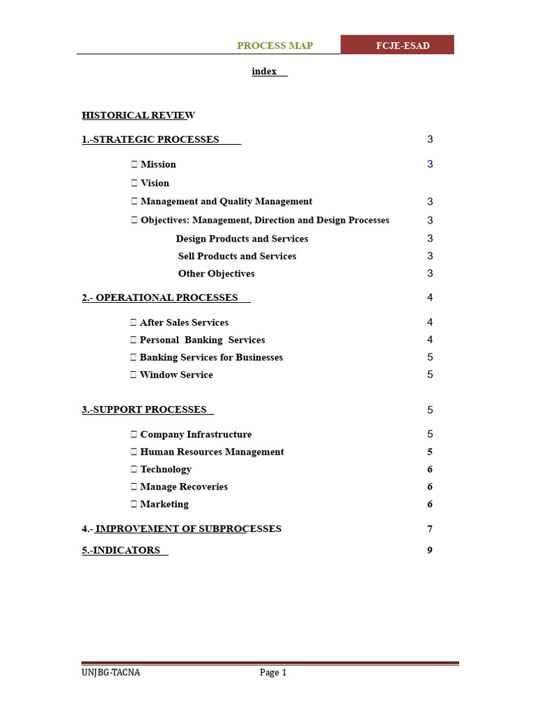BCP Process Map Overview | PDF | Banks | Marketing