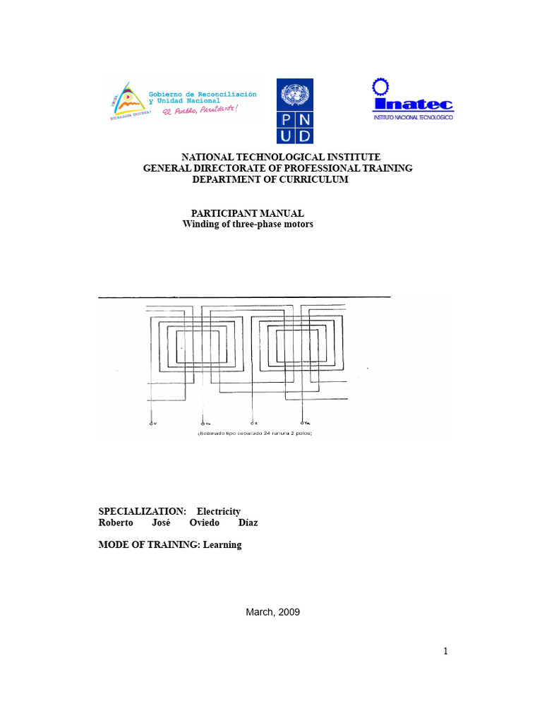 Winding Three-Phase Motors Manual | PDF | Electric Motor | Machines